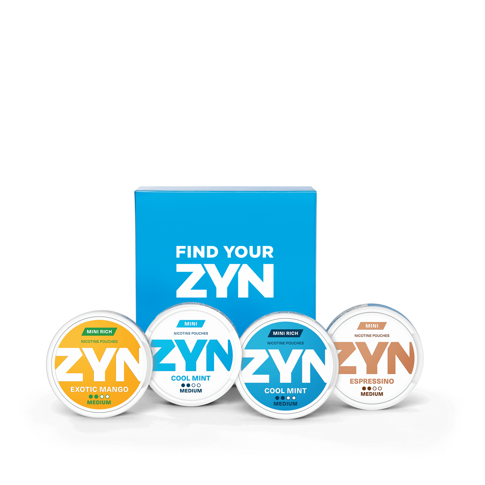 ZYN – Discovery Sets mit tabakfreie Nikotinbeutel | ZYN Schweiz