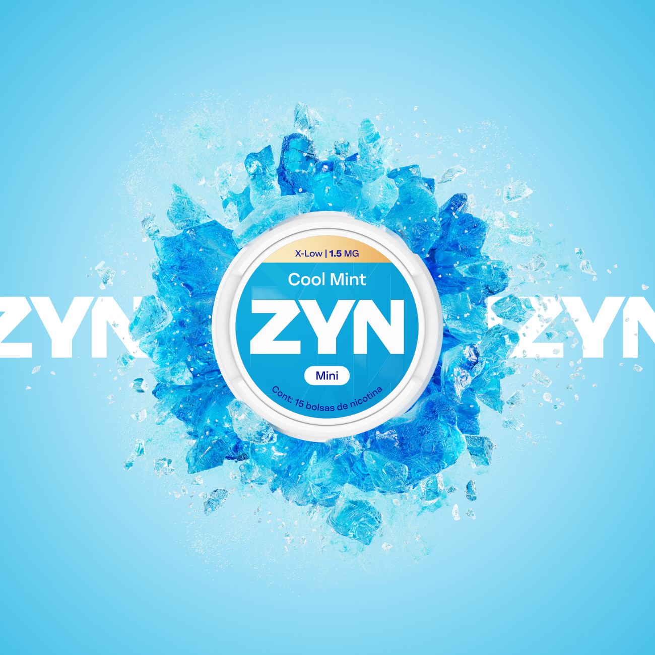 Compra lata ZYN Cool Mint intensidad Baja | Tienda ZYN México