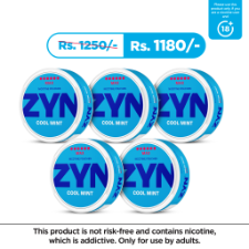 Buy ZYN COOL MINT MAX - 16.5mg nicotine pouches | ZYN Pakistan