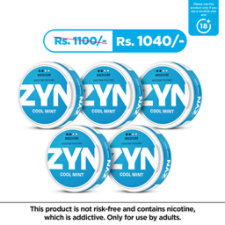 Buy ZYN COOL MINT Slim - Medium 6mg nicotine pouches | ZYN Pakistan