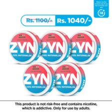Buy ZYN COOL WATERMELON Slim - Medium 6mg nicotine pouches | ZYN Pakistan